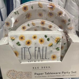 Rae Dunn | Dining | Rae Dunn Paper Tableware Set | Poshmark